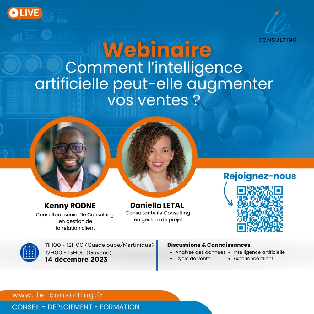 Webinaires pour entreprises, transformation digitale — ILE CONSULTING
