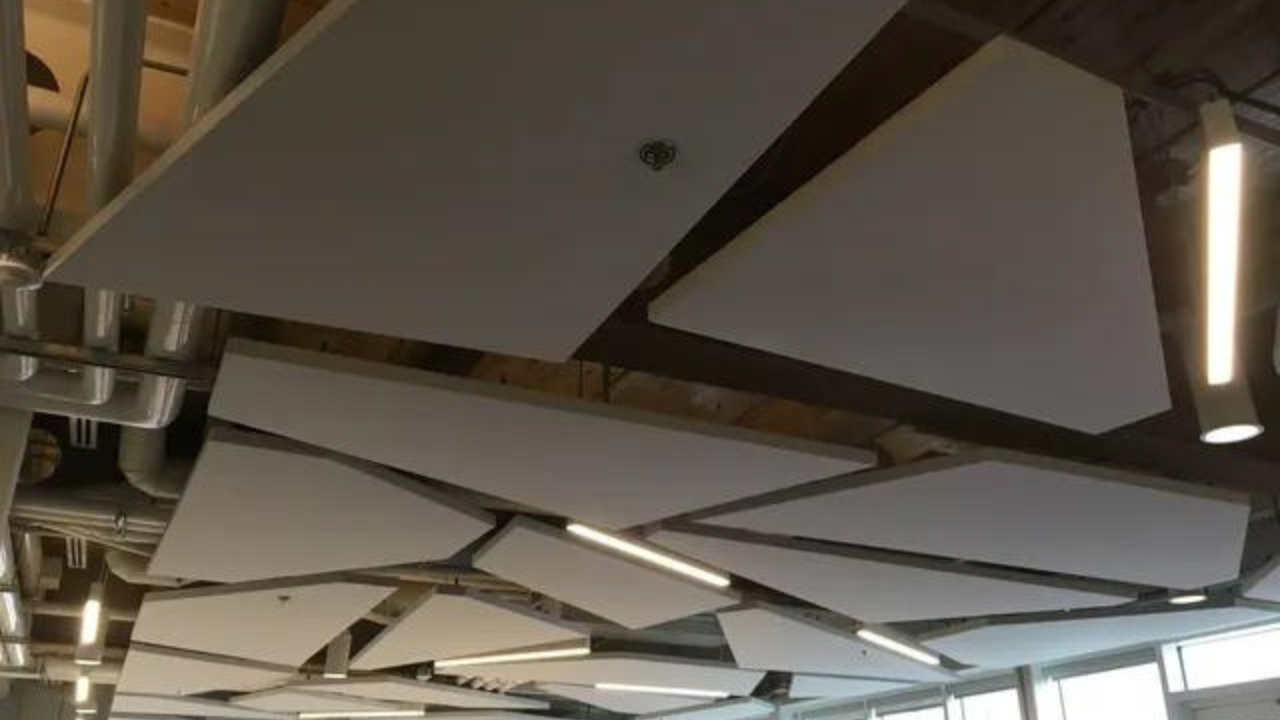 Echotrol professional acoustic ceiling clouds are Canadian-Made in ...