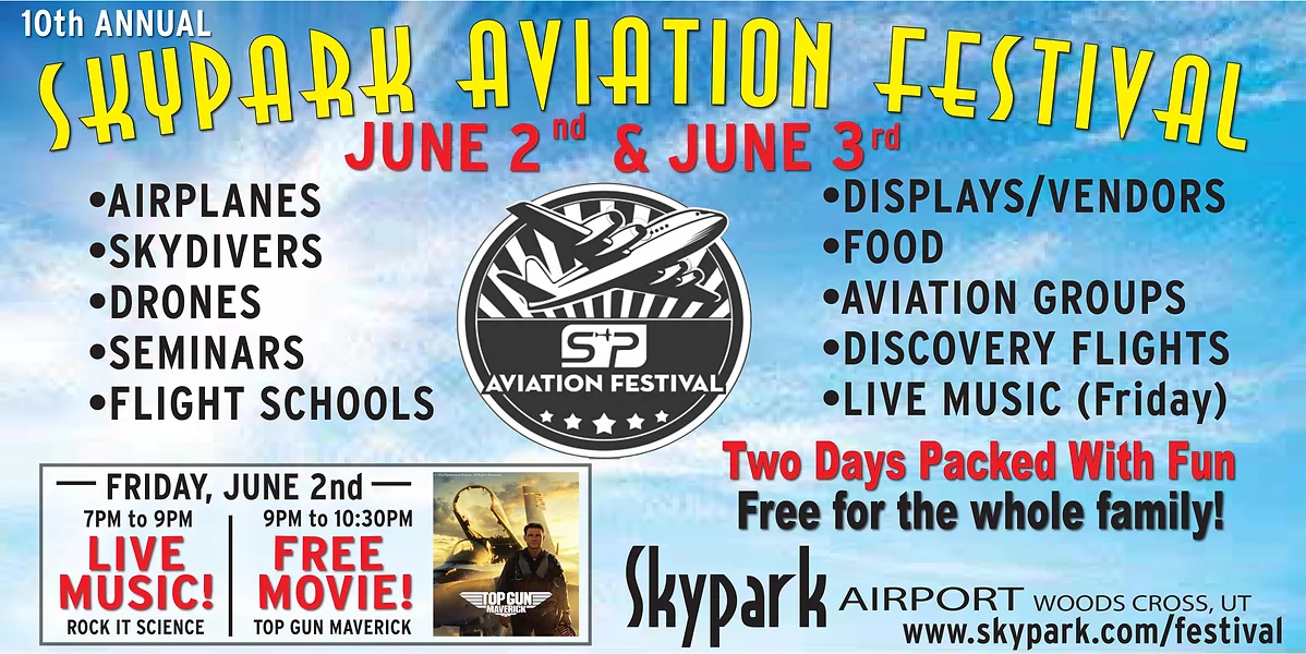 10th Annual Skypark Aviation Festival — In Flight USA