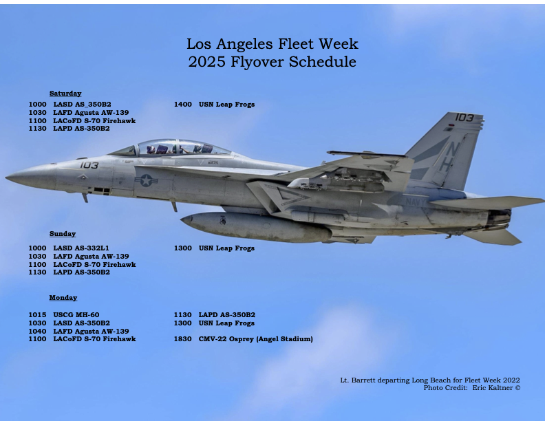 Fleet Week Los Angeles 2025: A Weekend of Aviation Excellence — In ...