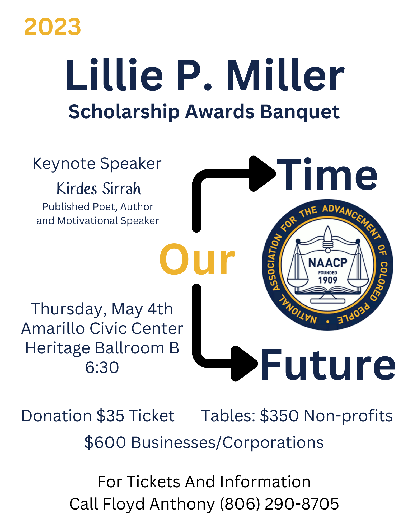 Scholarship Banquet Tickets Available — Amarillo NAACP