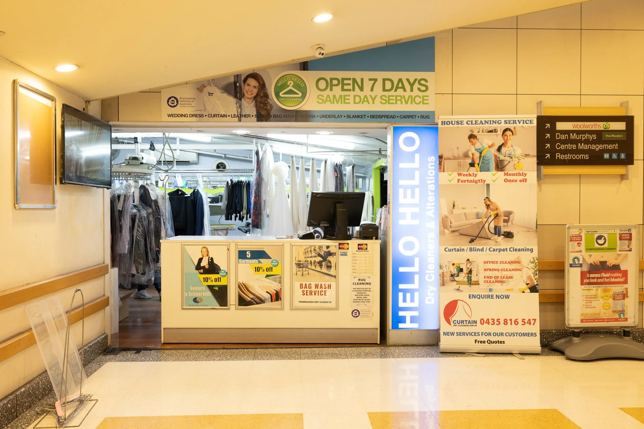 Hello Hello Dry Cleaners — THORNLEIGH MARKETPLACE