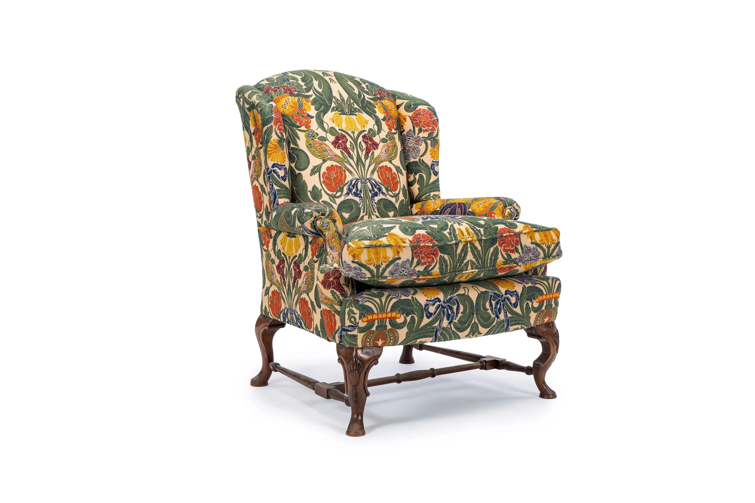 Queen Anne Wing Chair