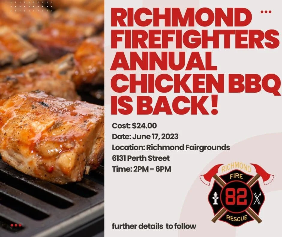 Richmond Firefighter Chicken BBQ — Ward 21 (Rideau-Jock)