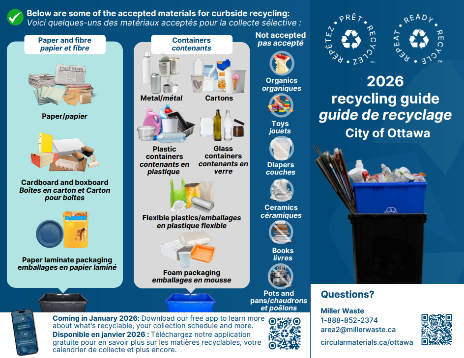 Ottawa Recycling Collection Changes — Ward 21 (Rideau-Jock)