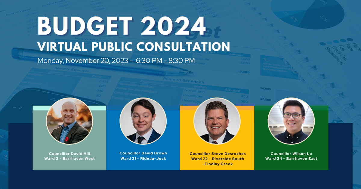 Newsletter Nov 16 — Ward 21 (Rideau-Jock)