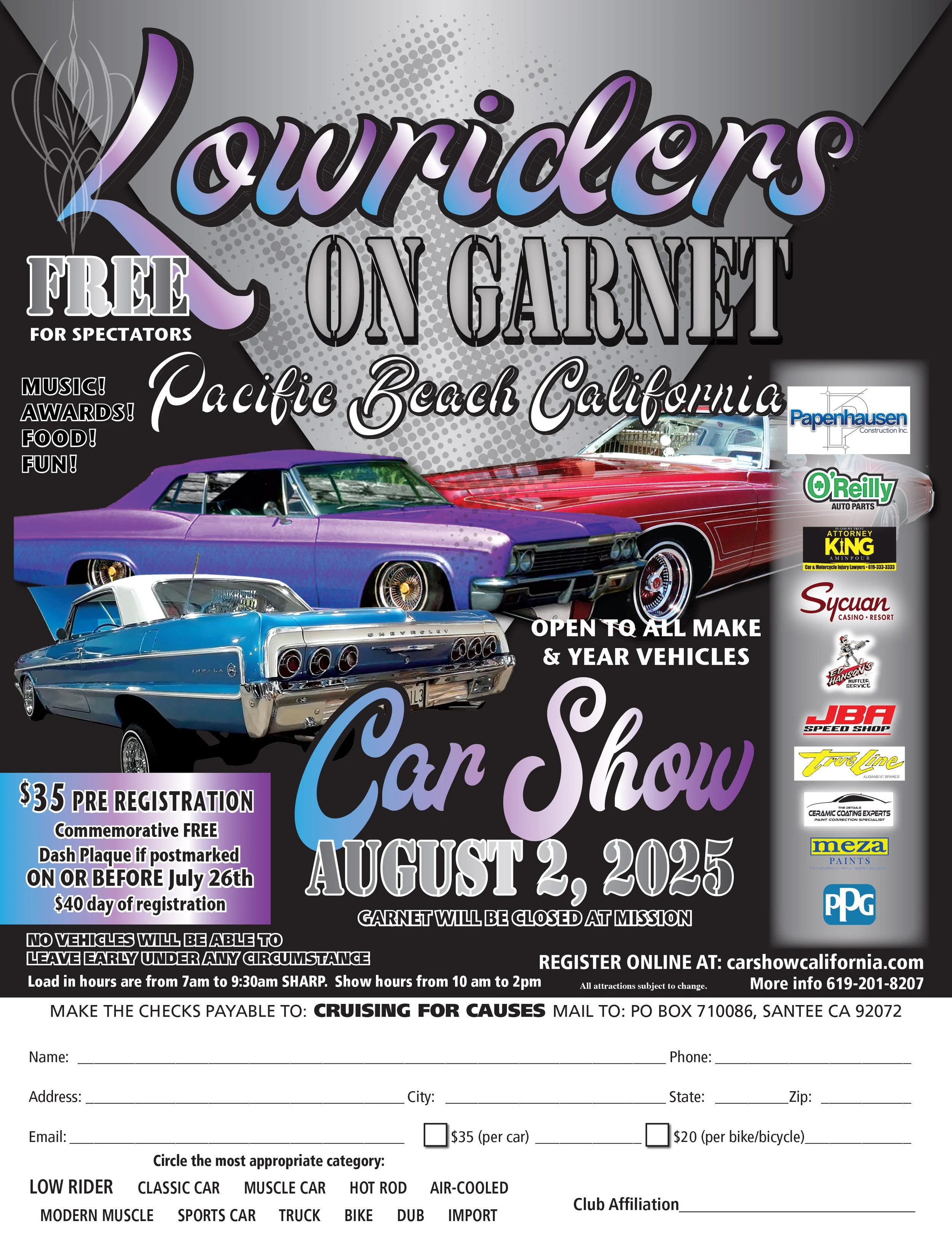 Upcoming Shows — Car Show California