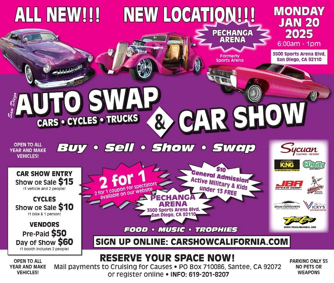 Upcoming Shows — Car Show California