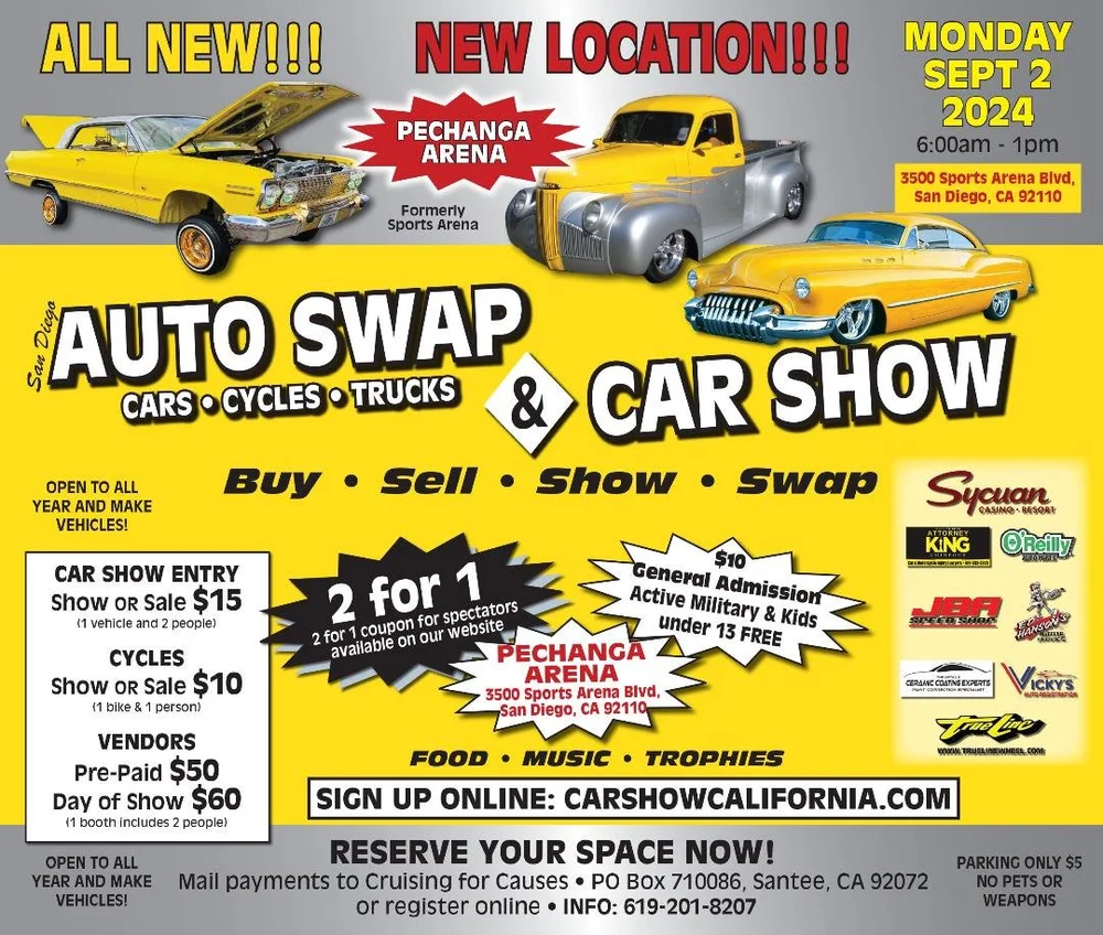 Upcoming Shows — Car Show California