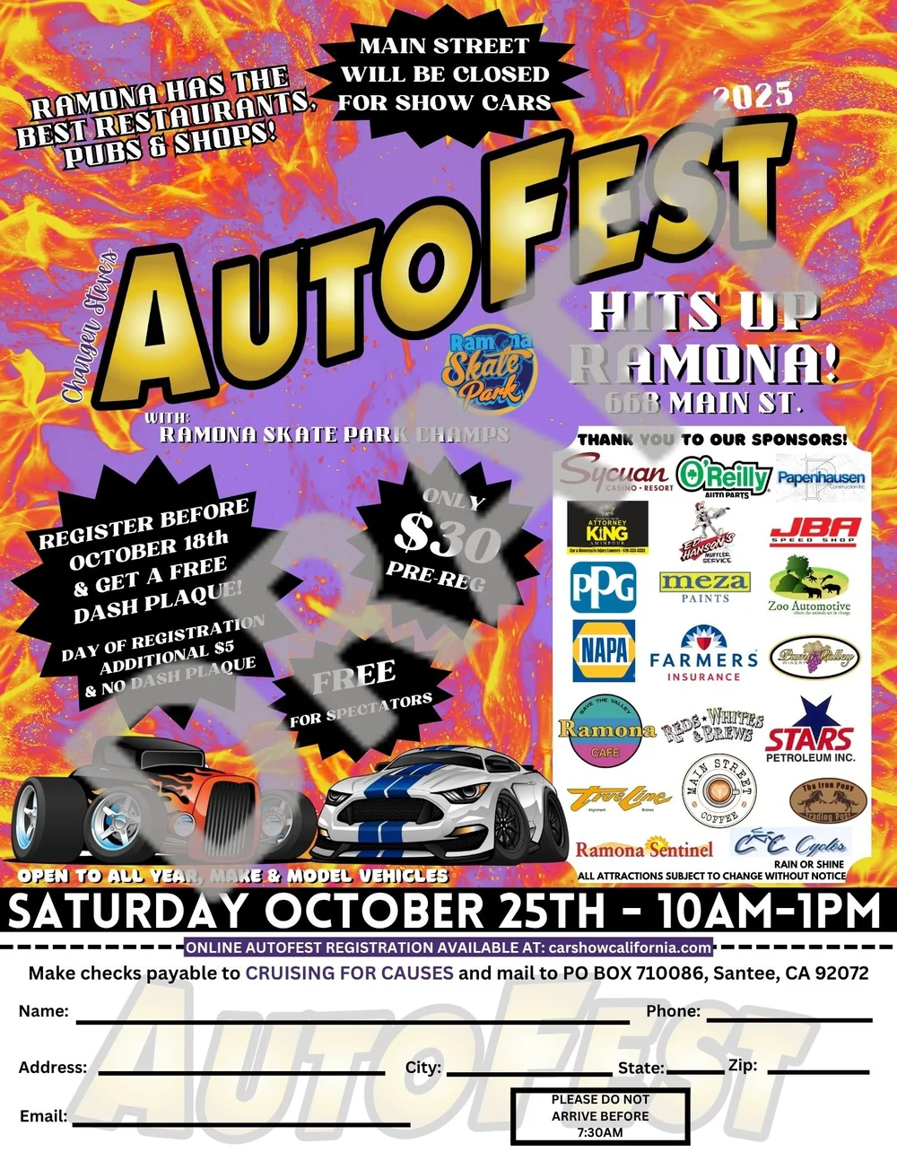 Upcoming Shows — Car Show California