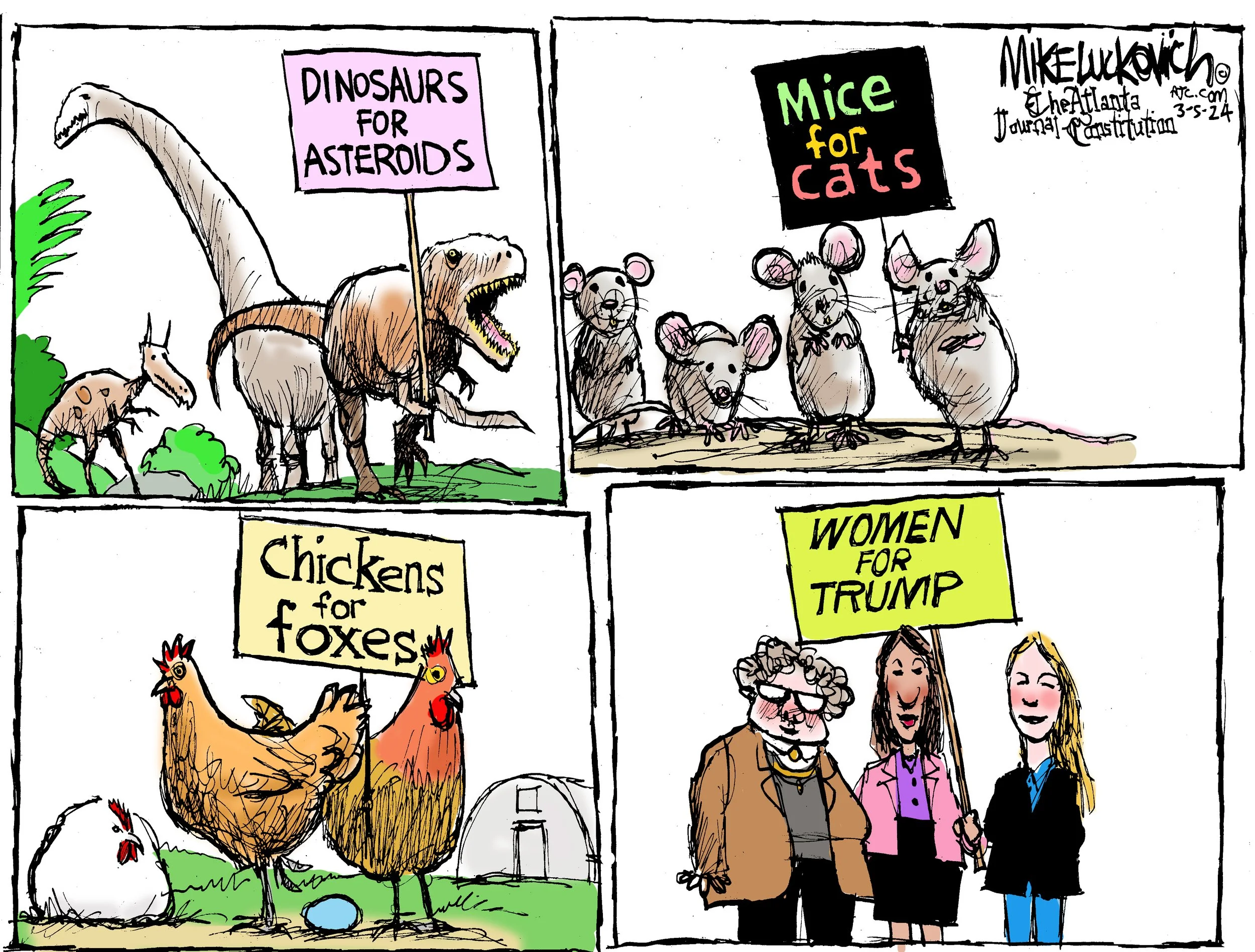 Mike Luckovich Cartoons