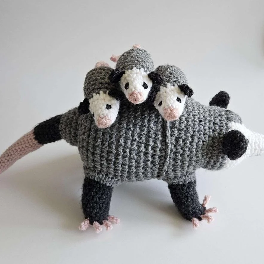 Clown Possum Crochet Pattern — Nichet Crochet