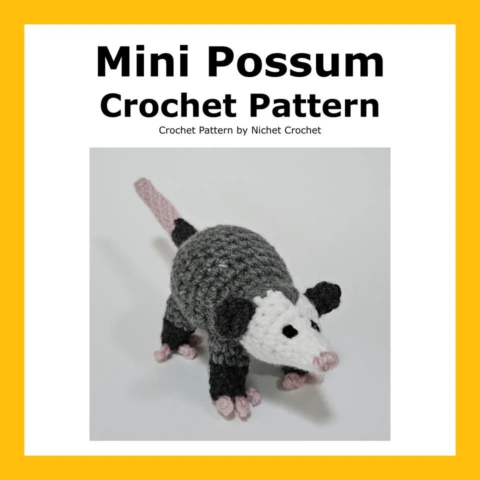 Clown Possum Crochet Pattern — Nichet Crochet