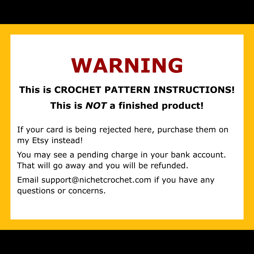 Skunk Crochet Pattern — Nichet Crochet