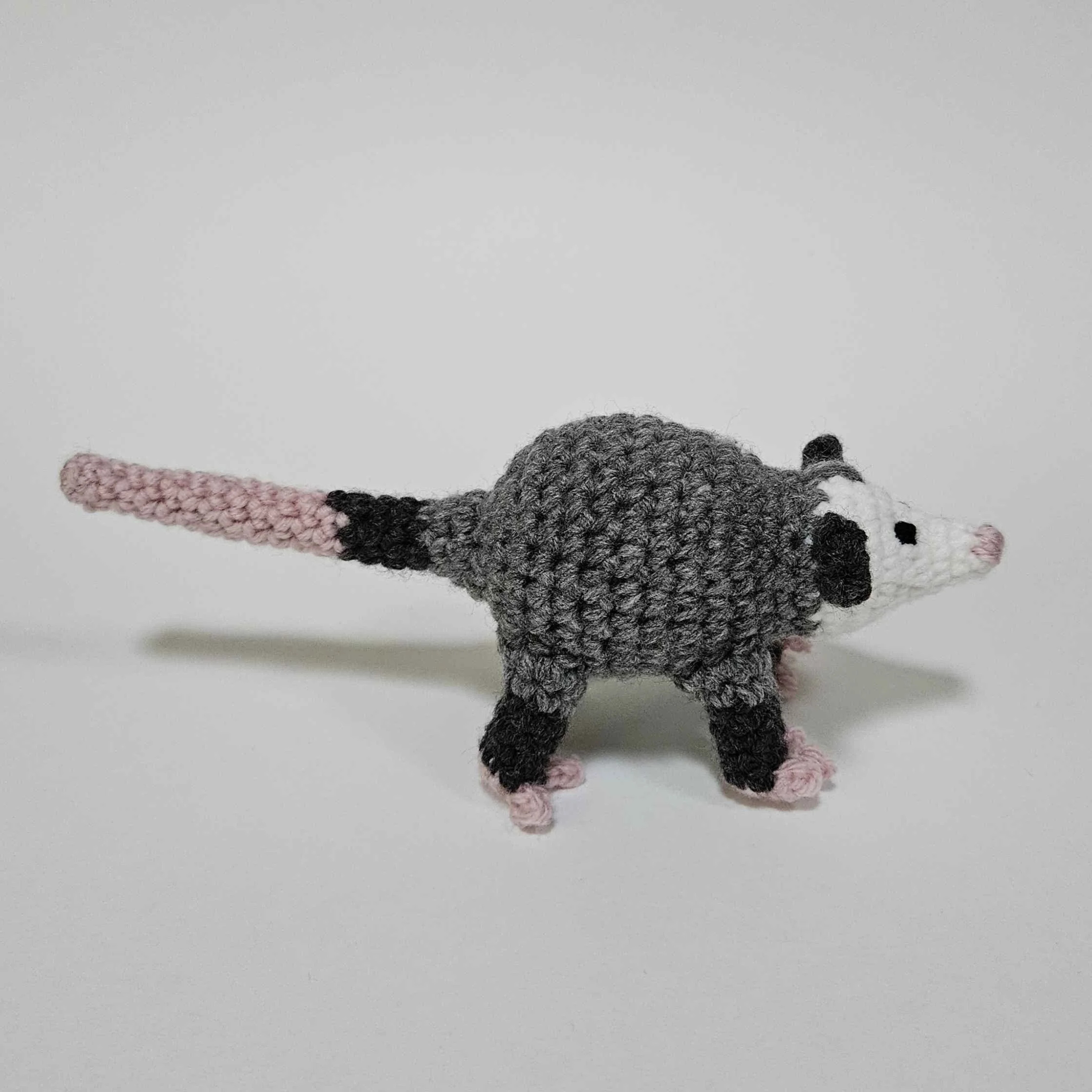 Clown Possum Crochet Pattern — Nichet Crochet - Crochet Opossums