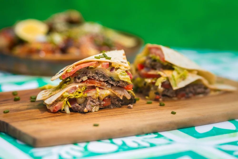 Tortilla Smash Burger — Lynas Food Outlet