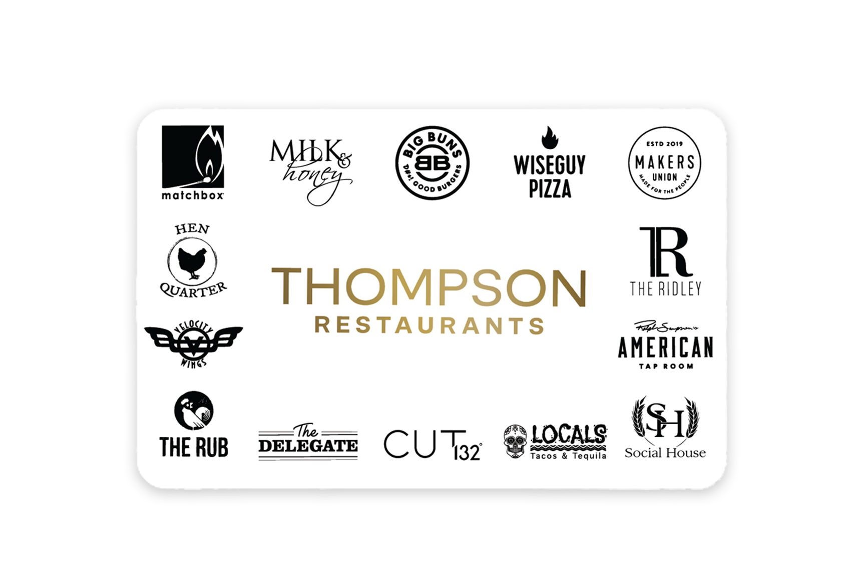 Gift Cards — Thompson Restaurants
