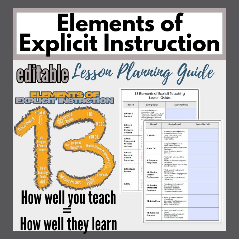 Why Explicit Instruction Works — Reading Rev