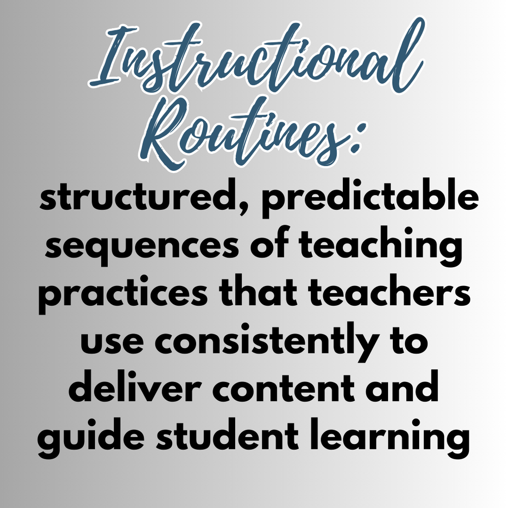 Consistency Counts: How Instructional Routines Boost Learning — Reading Rev
