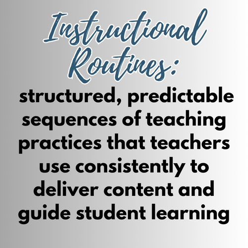 Consistency Counts: How Instructional Routines Boost Learning — Reading Rev