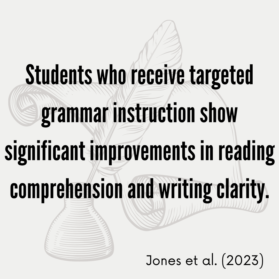 The Why & How of Teaching Grammar — Reading Rev