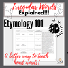 Etymology 101: A Better Way To Teach Irregular Words — Reading Rev