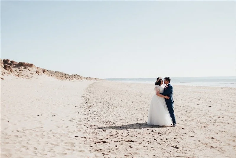 Elopement beach wedding in Devon — EMMA BARROW