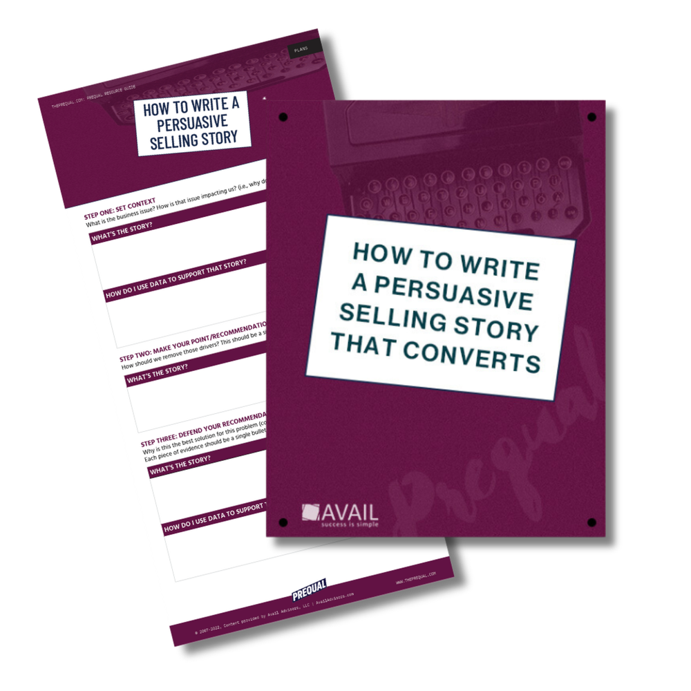 How To Write A Persuasive Selling Story That Converts | Prequal