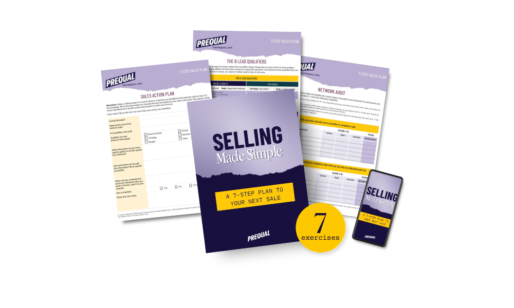 Selling Made Simple: 7-Step Plan to Your Next Sale | Prequal