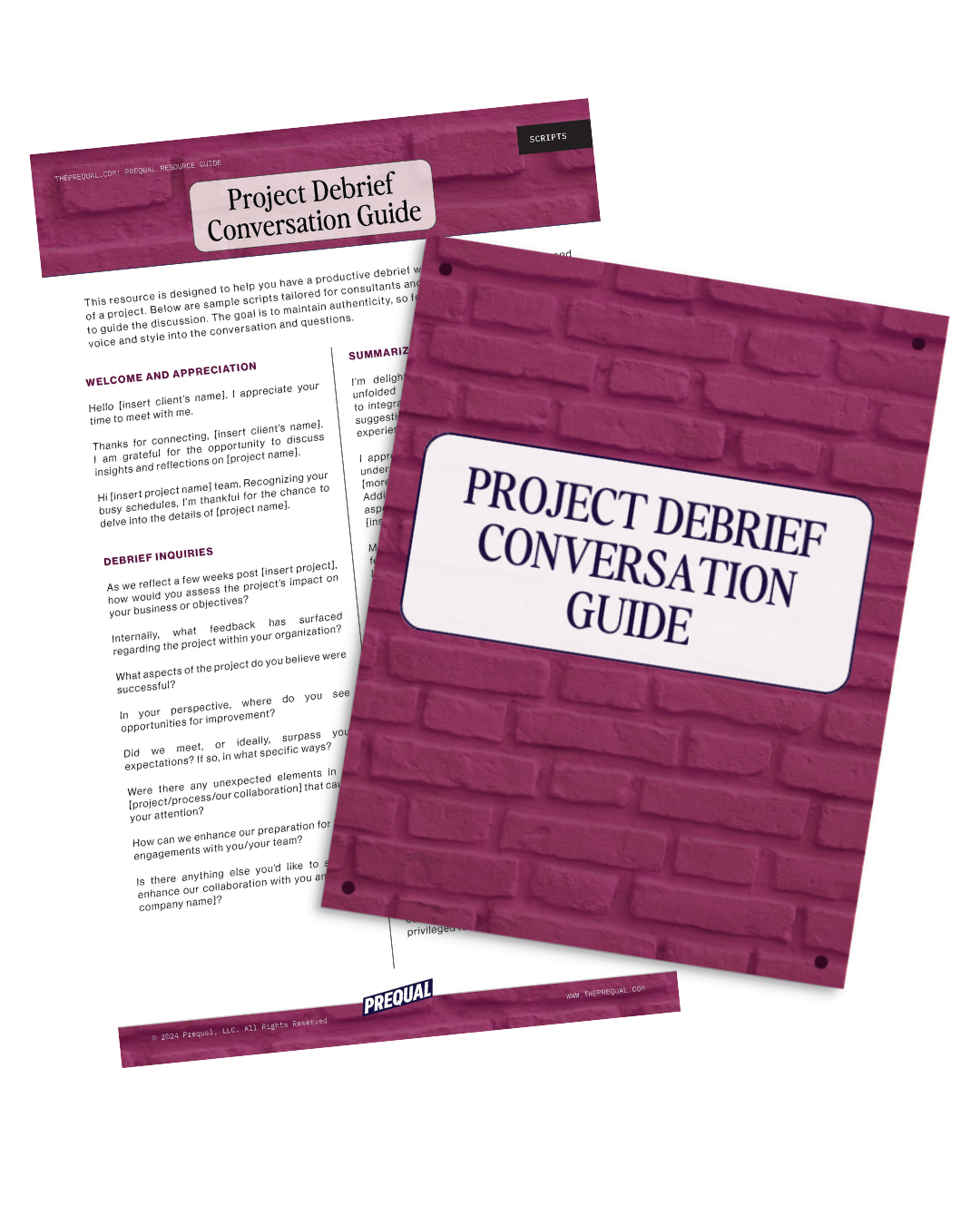 Run an Effective Debrief Meeting - Sample Scripts | Prequal