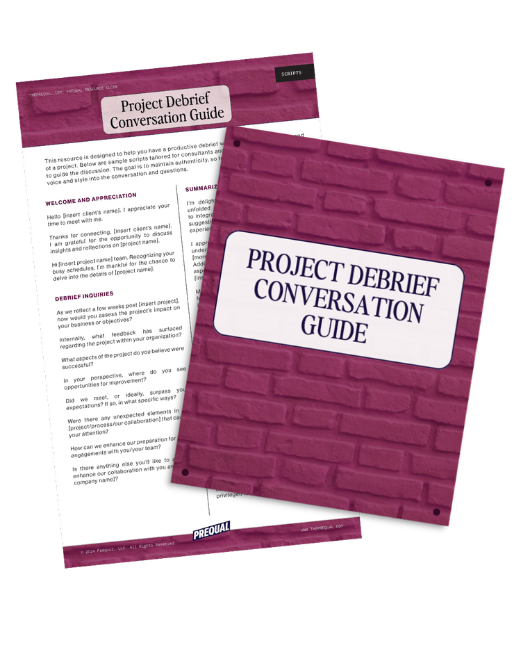 Run an Effective Debrief Meeting - Sample Scripts | Prequal