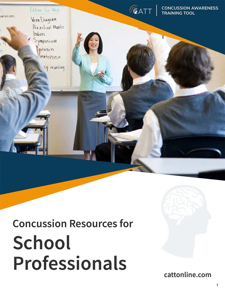 Resources For School Nurses — Concussion Alliance