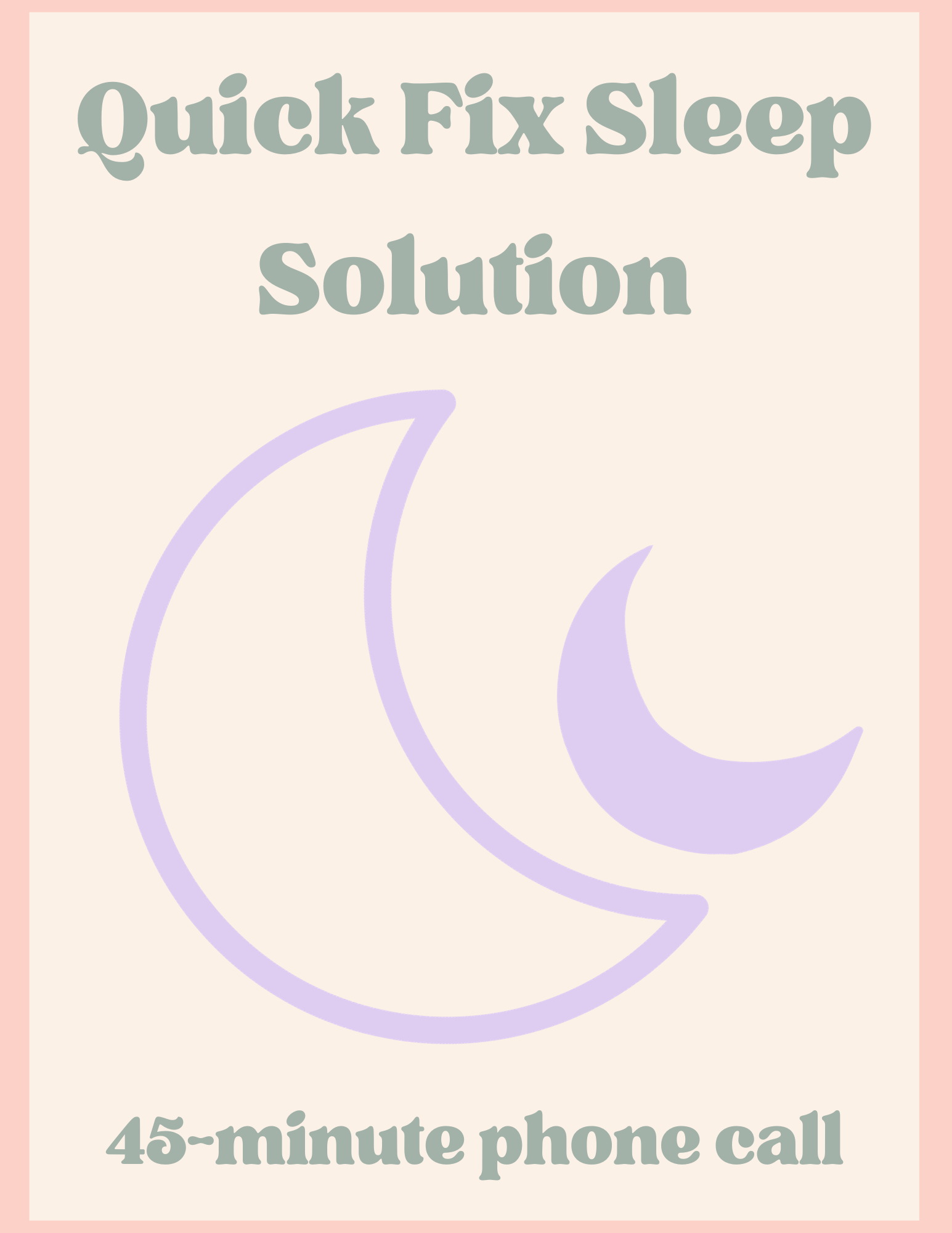 1:1 sleep support packages