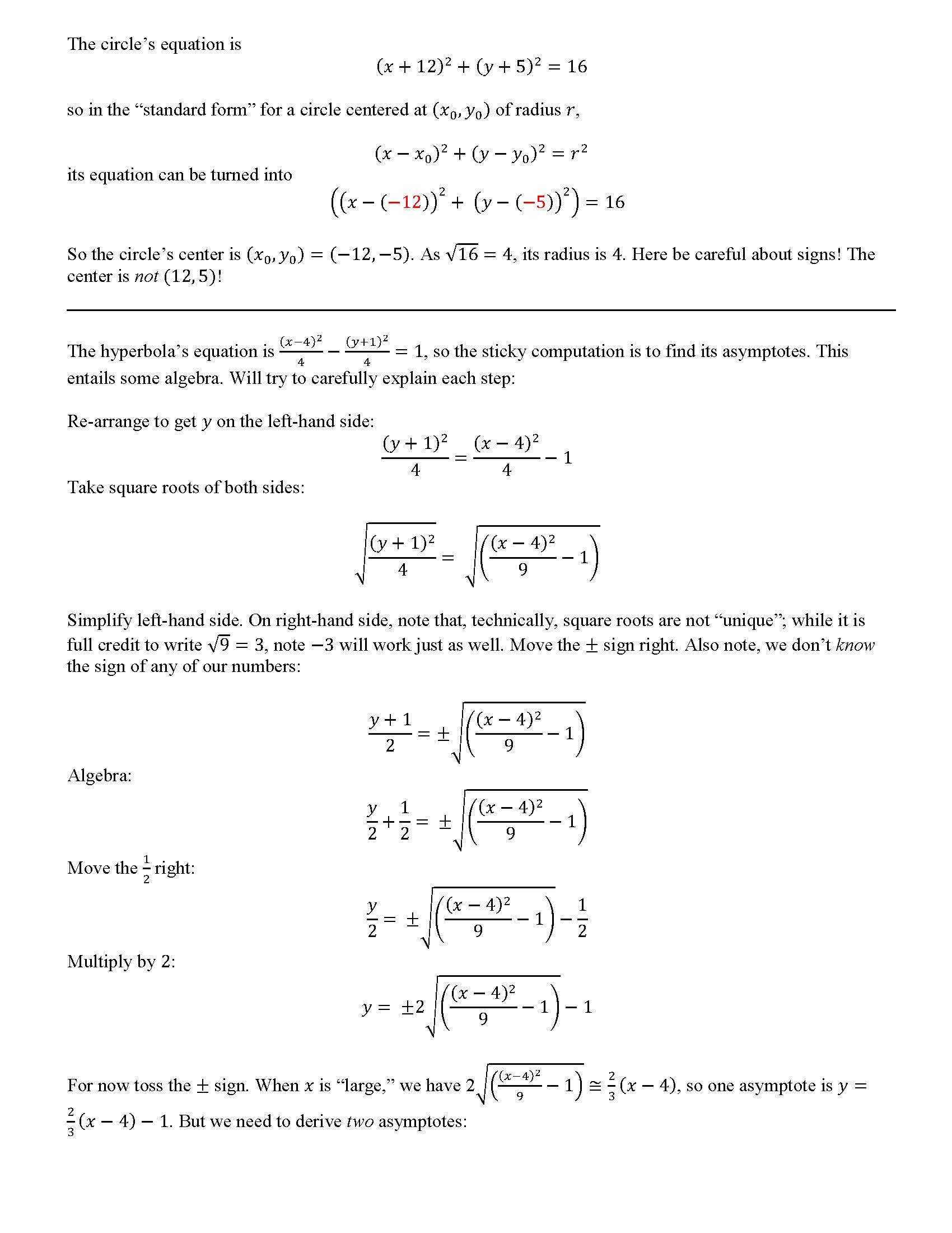 Math is fun! Fun and problem-solving with parabolas, ellipses ...