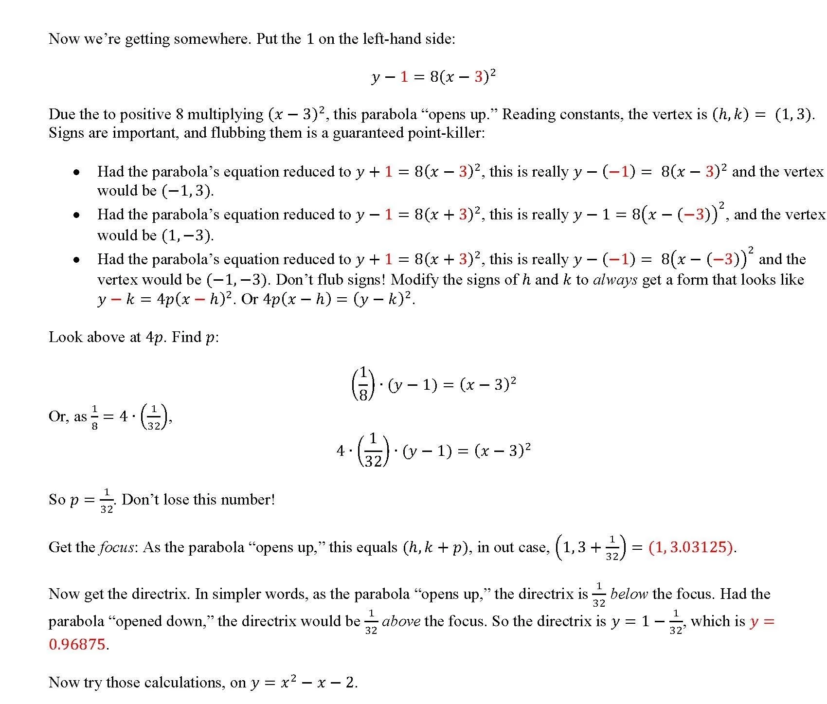 Math is fun! Fun and problem-solving with parabolas, ellipses ...