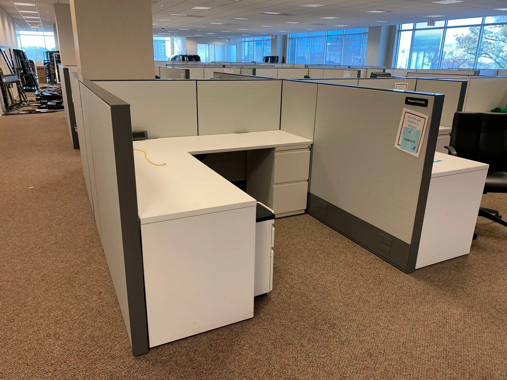 Haworth Compose 6 x 6 Workstations 50” High — Office Products