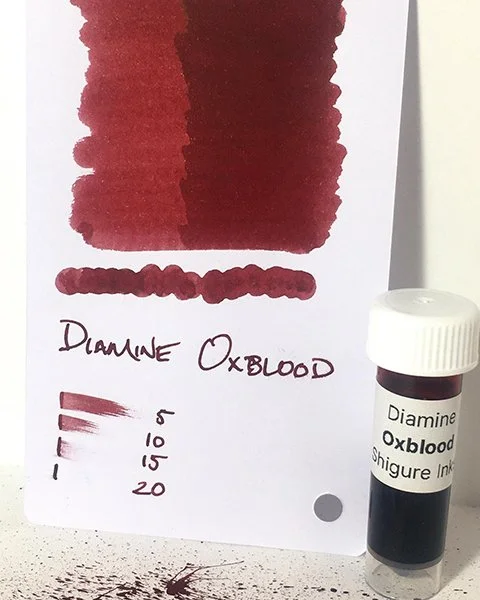 Ink Review: Diamine Oxblood fountain pen ink — Inky Inspirations