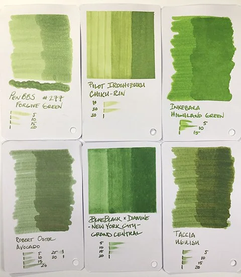 Ink Review: BlueBlack x Diamine Grand Central fountain pen ink from the ...