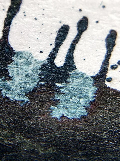 Ink Review: Anderillium Colossal Squid Dark fountain pen ink — Inky ...