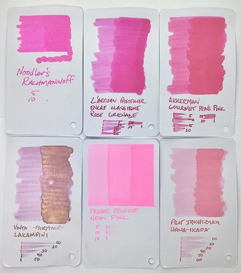 Ink Review: Private Reserve Neon Pink Fountain Pen Ink — Inky Inspirations