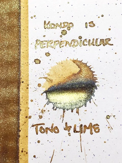 Ink Review: Tono & Lims Kondo is Perpendicular fountain pen ink — Inky ...