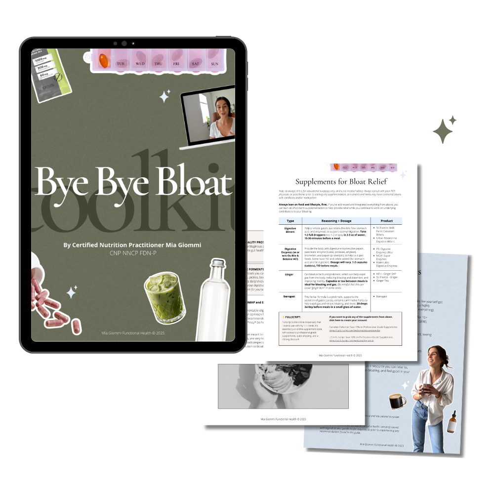 Bloating Toolkit — Mia Giommi Functional Health