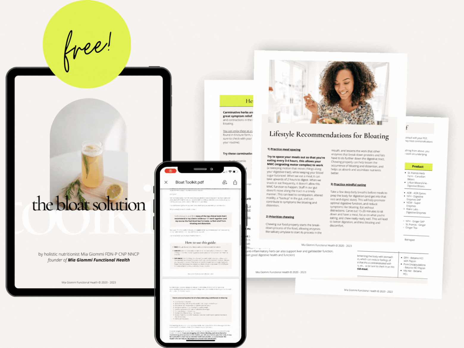 Bloating Toolkit — Mia Giommi Functional Health