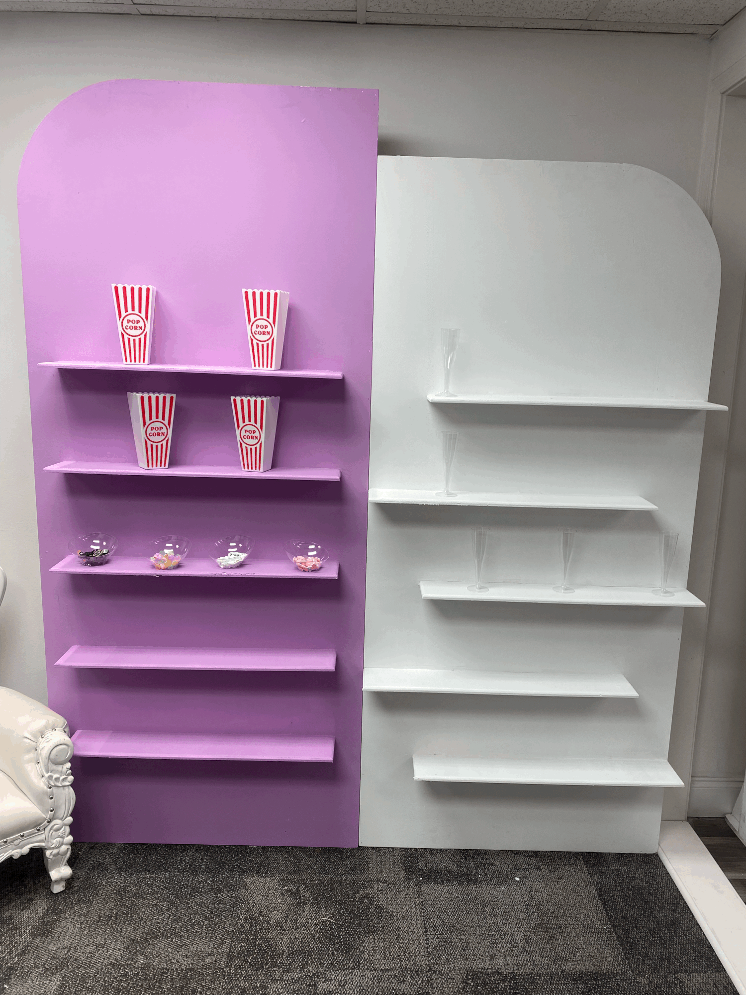 8ft x 4ft Half Moon Wall — Karley's Rentals