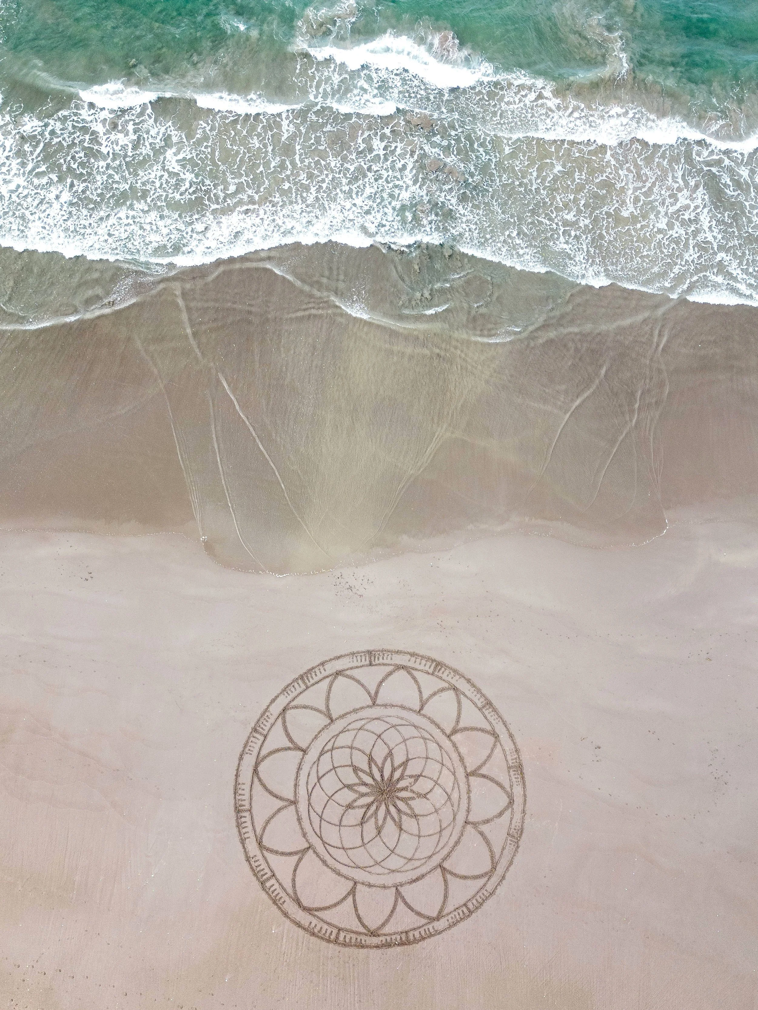 Sand Artist New Zealand-Beach Art New Zealand-Rakehealing