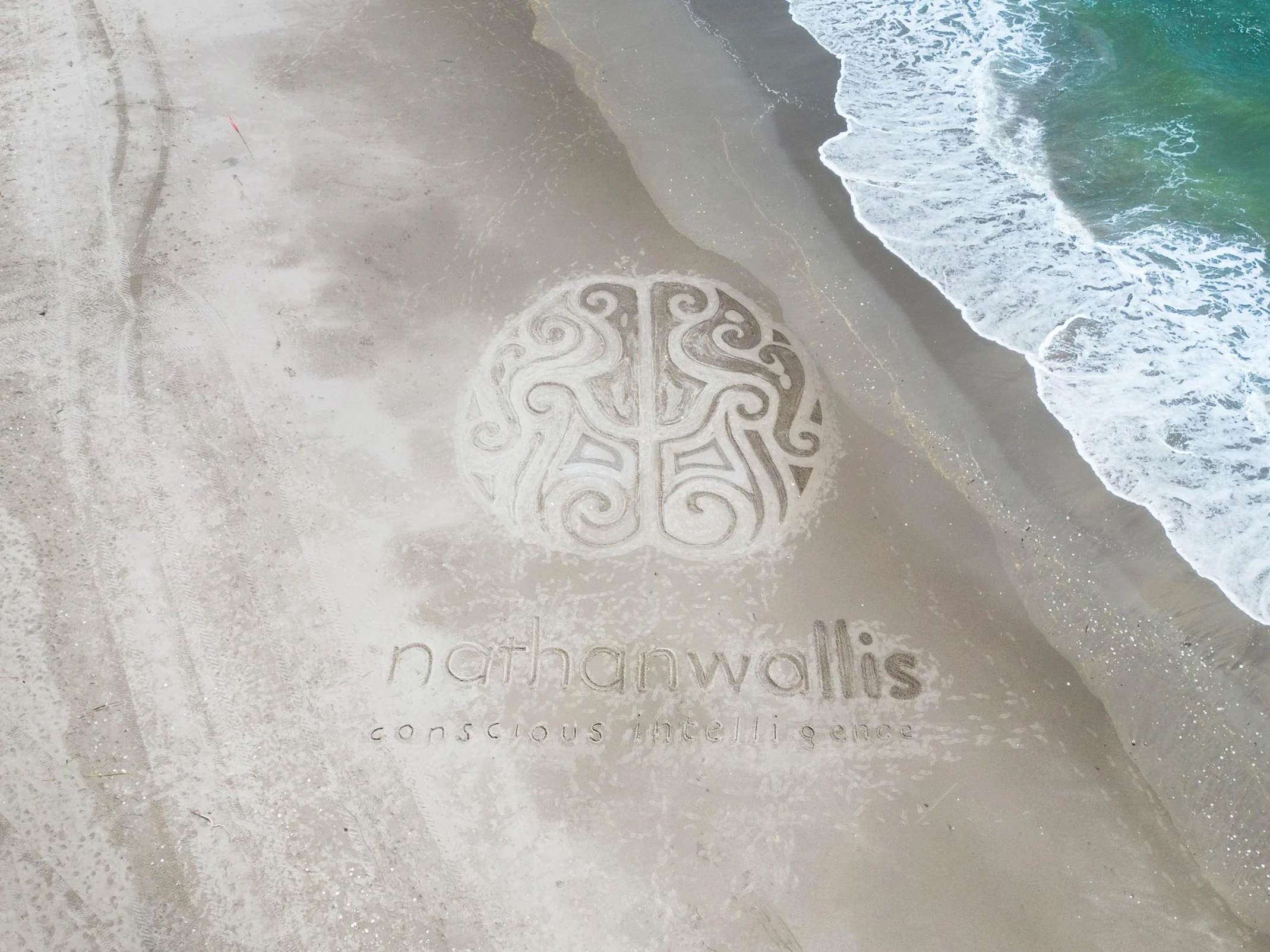 Sand Artist New Zealand-Beach Art New Zealand-Rakehealing