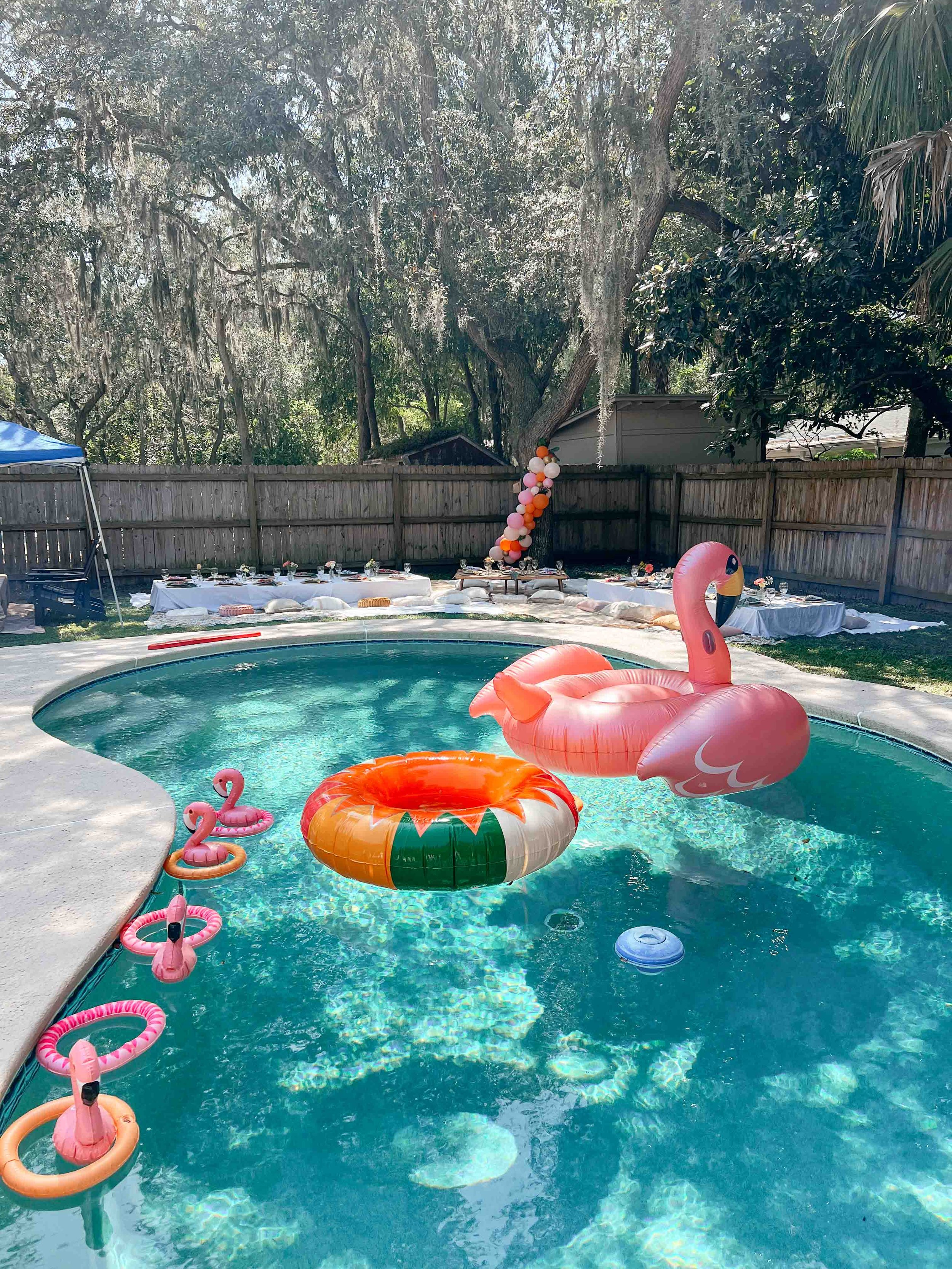 Pool Party Bridal Shower Picnic — Style with Hannah London