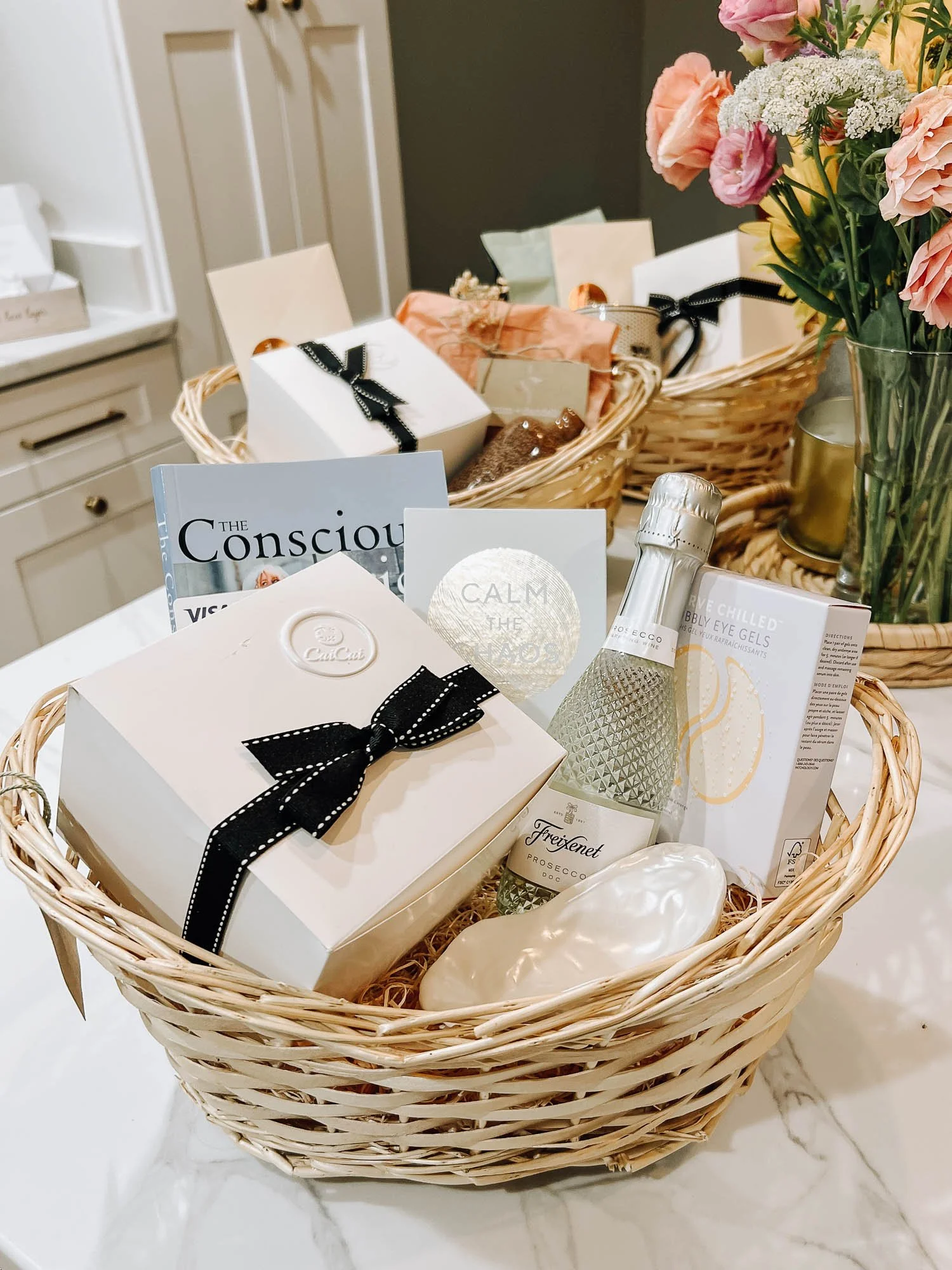 Gift Baskets for bridal shower hosts, maid of honor, and mother of the ...