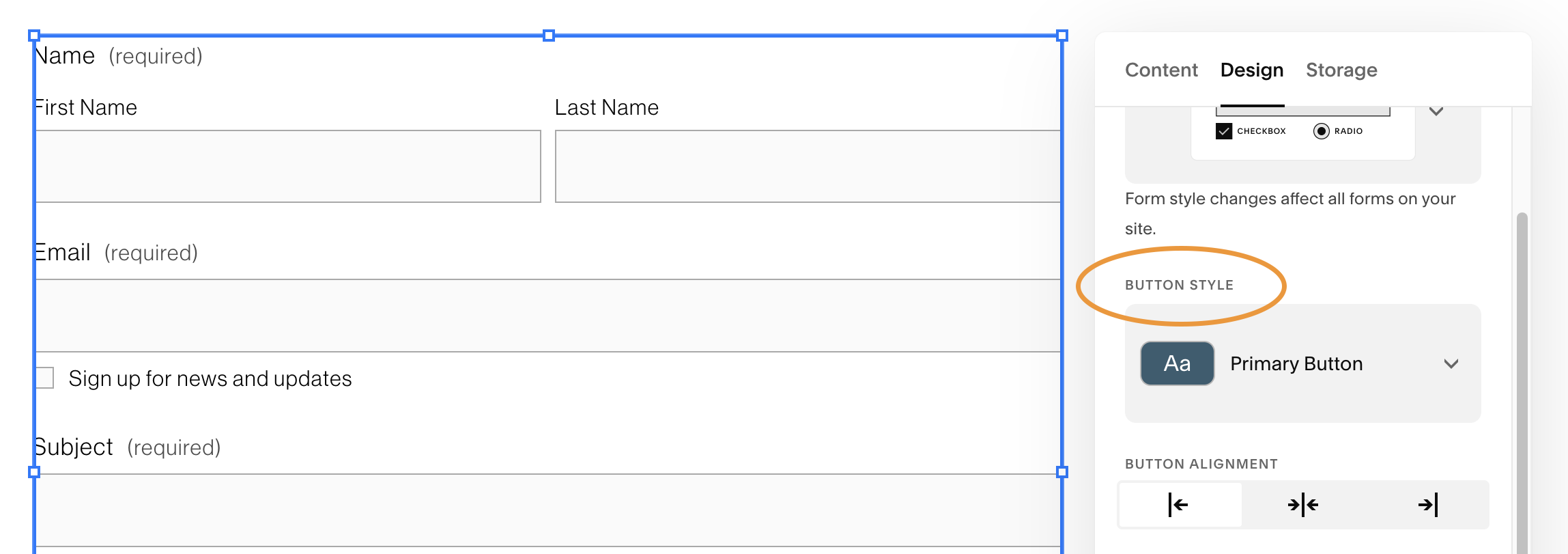 How to set up a Squarespace contact form — Porta Blu Design