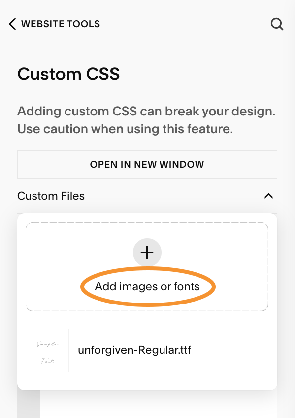 Use two fonts in one Squarespace heading — Porta Blu Design
